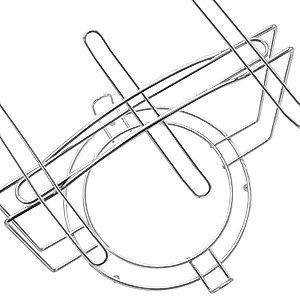 MyLifeUNIT Coffee Cup Holder, Stainless Steel Tea Cup Rack Stand for Counter, 6 Hooks