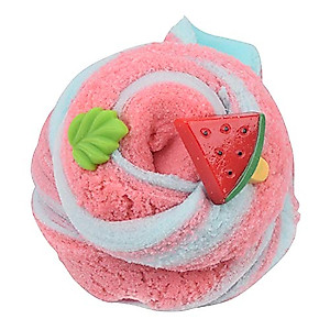 2 Pack Cloud Slime Kit with Red Watermelon and Mint Charms, Scented DIY Slime Supplies for Girls and Boys, Stress Relief Toy for Kids Education, Party Favor, Gift and Birthday