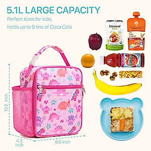 Bagseri Insulated Lunch Bag Women - Lunch Bag for Women Men Kids Lunch Box Insulated - Lunch Box Bag for Girls Bundle
