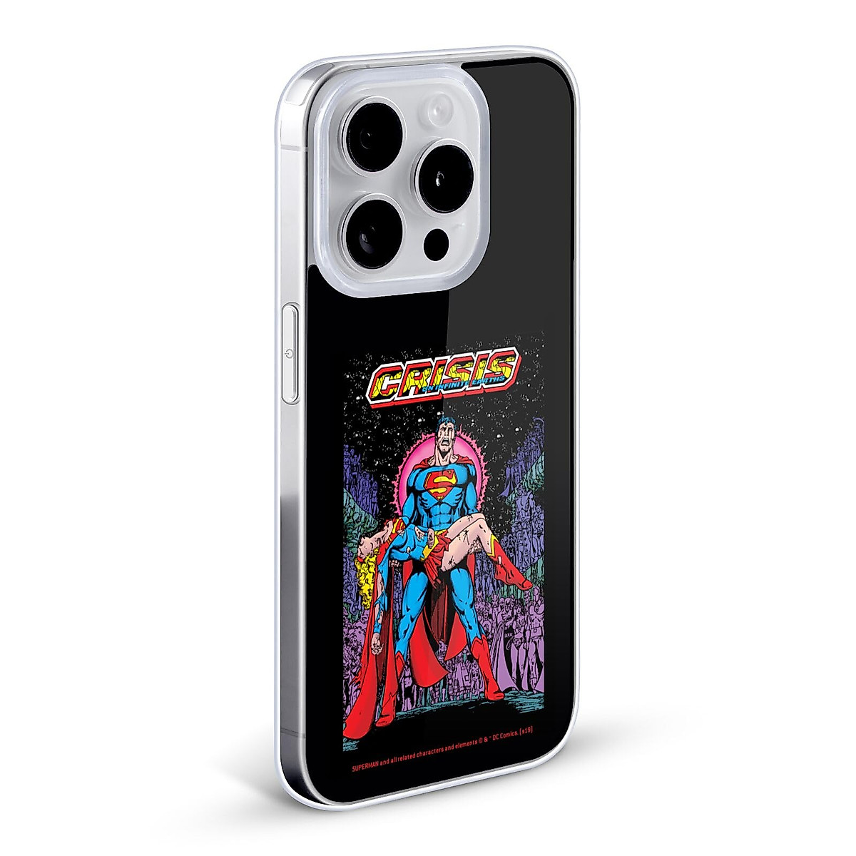 Head Case Designs Officially Licensed Superman DC Comics Supergirl Crisis on Infinite Earths Famous Comic Book Covers Soft Gel Case Compatible with Apple iPhone 7/8 / SE 2020 & 2022
