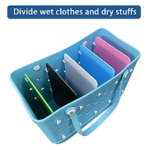 Yewaii 2pcs Bogg Bag Divider Tray X Large Compatible with Bogg Bag - Bench Bag Organizer Insert - Accessories for Original Bogg Bag Pink