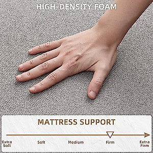 FILUXE Convertible Folding Sofa Bed - Sleeper Chair with Pillow, Modern Linen Fabric Floor& Futon Couch, Foldable Mattress for Living Room/Dorm/Guest Use/Home Office/Apartment, Single Size, Light Grey