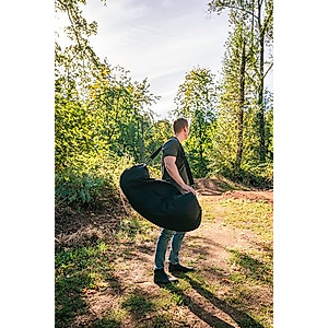 Stansport Zippered Canvas Deluxe Duffel Bag - Black (1233)