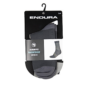 Endura Hummvee Waterproof Cycling Socks II Black, Small/Medium
