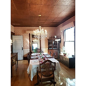 A La Maison Ceilings R05 Spring Buds Foam Glue-up Ceiling Tile (21.6 sq. ft./Case), Pack of 8, White Washed Copper