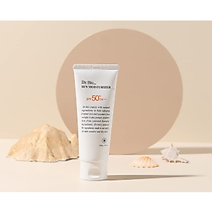 Dr. Bio Sun Moisturizer 100 g Body and Face Moisturizer Cream with SPF 50+ PA++++ Niacinamide & Vitamin E | Sun Block Korean Moisturizer for Sensitive Skin | Face Body Lotion with SPF Sun Skin Care
