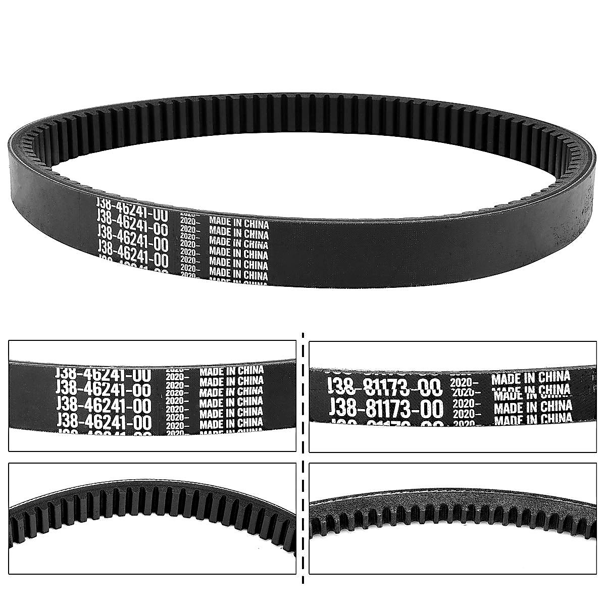 Roykaw Golf Cart Drive & Starter Generator Belt Compatible with Yamaha G2-G29 4-Cycle J55-G6241-00-00, JN6-H1173-00 G16 to G22 & Drive 2012.5 & Newer