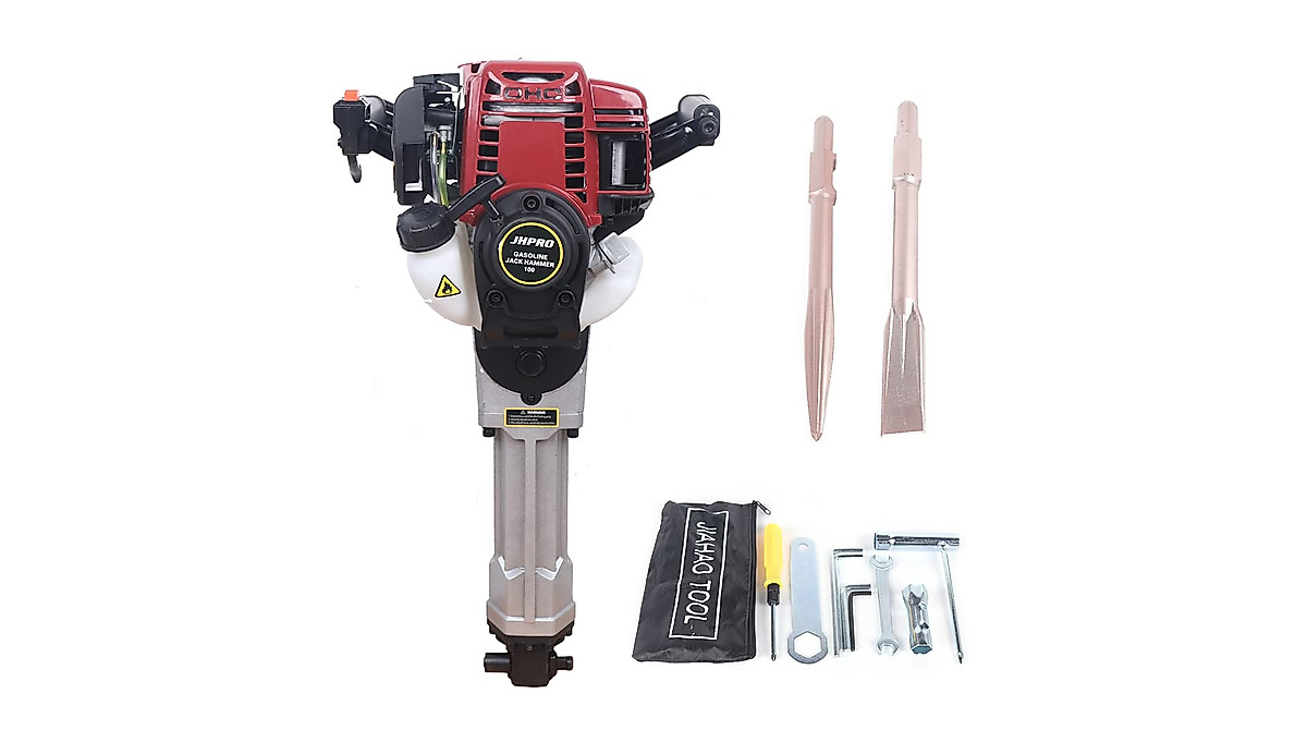 Commercial 4 Stroke Demolition Jackhammer Multifunctional Gasoline ...