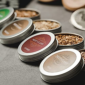 NEXTCLASSY Cocktail Smoker Kit for Drinks – Whiskey, Bourbon, Meat, Cheese and BBQ - Premium Whiskey Smoker Kit with Oak, Cherry, Apple and Walnut Wood Chips