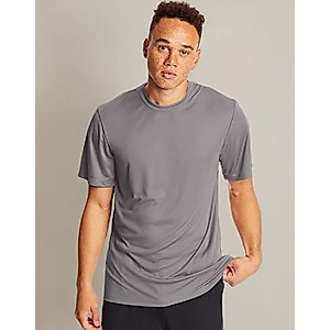 Hanes mens Sport Cool Dri Performance Tee fashion t shirts, Graphite, Large US
