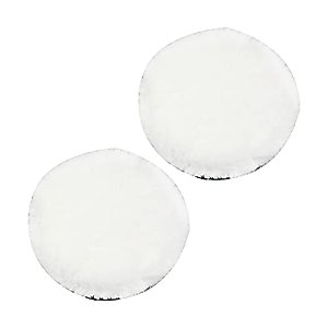 Utoolmart 4" Wool Polishing Pad Hook and Loop Buffing Wheel for Car Auto Orbital Polisher Buffer 2Pcs