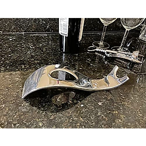 Minimalist Bottle Holder. Handcrafted, Stylish, Made of Recycled Aluminum.