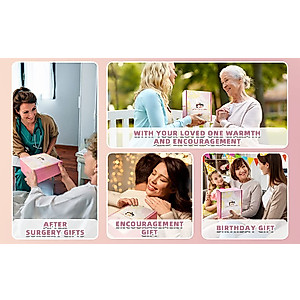 LITTY GIFT 11 PCS Get Well Soon Gifts for Women, Care Packages for Women Warm and Relaxing Sympathy Socks, Candle, Tumbler, Bath Sponge, Relaxing Spa Gifts for Women