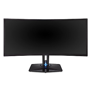 ViewSonic XG350R-C 35 Inch UltraWide 21:9 Curved 1440p 100Hz RGB Gaming Monitor with FreeSync HDR10 and Advanced Ergonomics for Esports