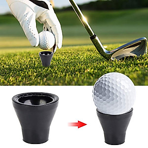 Black Golf Suction Cup, Made of Rubber Durability Golf Suction Putter Grip Ball Retriever Grabber