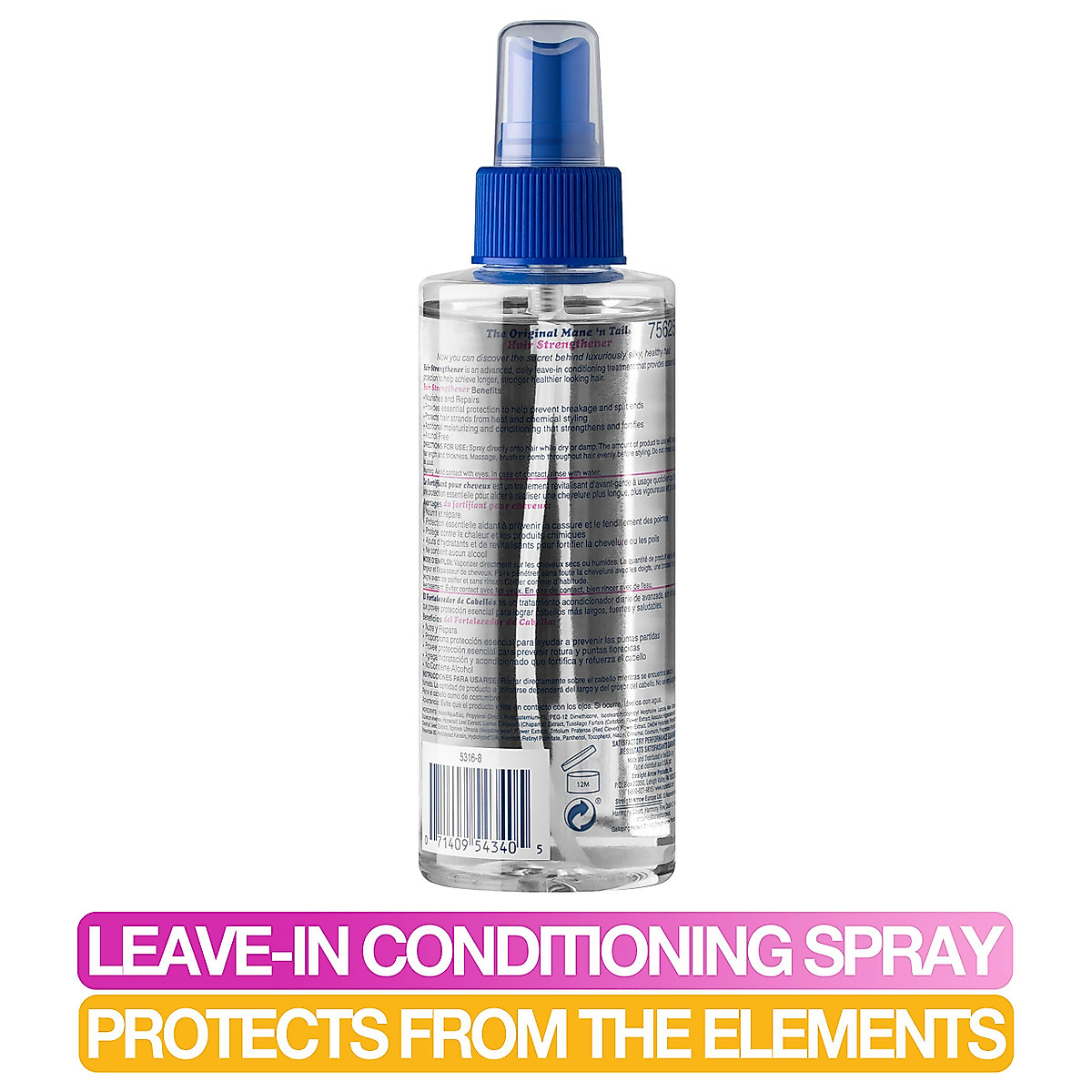 Mane 'n Tail Color Protect Shampoo and Conditioner 12 Ounce Each Plus Hair Strengthener Spray To Rebuild and Strengthen Dyed Hair