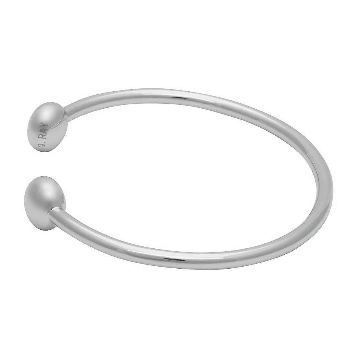 QRAY Original Standard Steel Golf Athletic Bracelet Men Women C-Shaped Health Wellness Bracelet (Small: 6"~7")