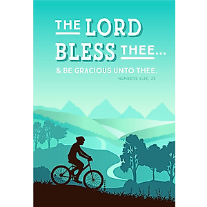 Birthday King James Version - 4 Masculine Outdoor Design Assortment with Scripture - 12 Birthday Boxed Cards & Envelopes