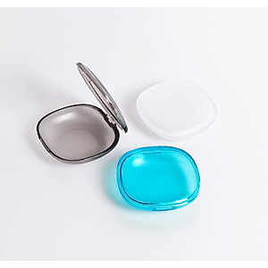 Retainer Case, Orthodontic Retainer Case, Oral care box, Beautiful And Durable, Compact And Easy To Carry (Gray)