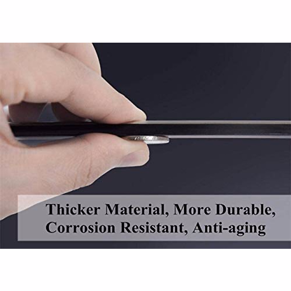 2020-2025 Tape-On Side Window Visor Deflectors for Ford Explorer XLT Limited Timberline ST King Ranch Platinum Dark Tinted Rain Guards 2021 2022 2023 2024