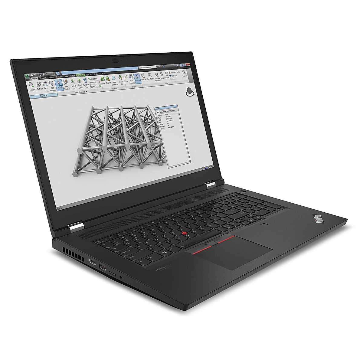 Lenovo ThinkPad P17 Gen 2 Workstation Laptop (Intel i9-11950H vPro 8-Core, 16GB RAM, 1TB PCIe SSD, RTX A2000, 17.3" 60Hz Full HD (1920x1080), Fingerprint, WiFi, Win 11 Pro) with Dockztorm Hub