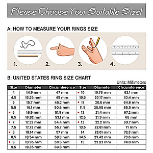 AntDear Evil Eye Ring for Women 925 Sterling Silver, Dainty Blue Eye Turkish Lucky Protection Gift for Her Size 6 (Evil Eye, 6)