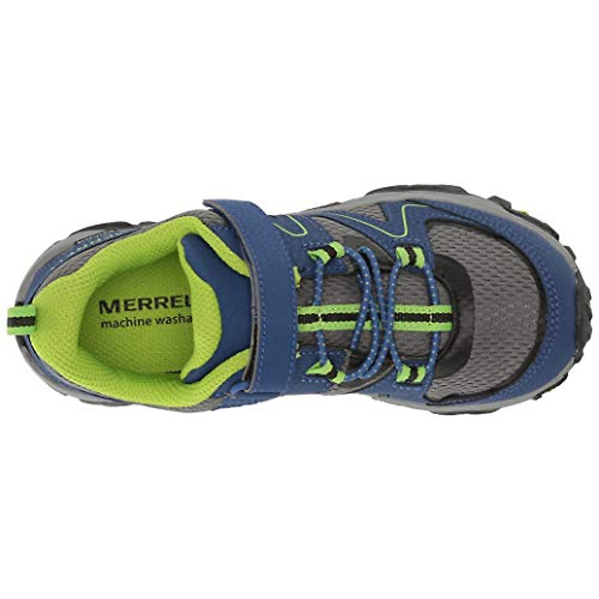 Merrell Trail Quest Hiking Sneaker, Blue/Green, 3 US Unisex Big Kid