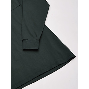 Dickies Men's Long Sleeve Heavyweight Crew Neck, Hunter Green, Large