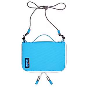KAVU Jet City Bifold Wallet Crossbody Travel Organizer-Splash