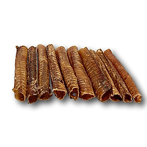Top Dog Chews – 12” Beef Trachea Dog Chews 7 Pack, American, All Natural, Single Ingredient Dog Treat, Promotes Joint, Hip & Dental Health, High in Protein for Medium & Large Dogs
