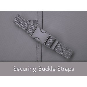 Covermates Square Patio Accent Table Cover - Patio Outdoor Furniture Cover, Water Resistant Outdoor Ottoman/Side Table Cover, Elite 300D Polyester, 26W x 26D x 25H, Charcoal