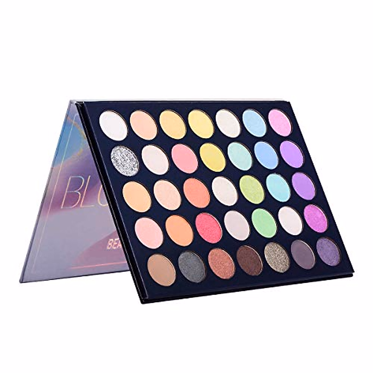 35 Colors Eyeshadow Palette Strong Pigmented Mattes and Shimmers Makeup Pallet Blendable Professional Eye Shadow Make Up Long Lasting