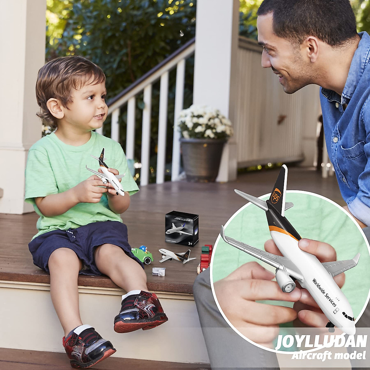 Joylludan Model Planes UPS Model Airplane Toy Plane Aircraft Model for Collection & Gifts