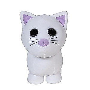 Adopt Me! Collector Plush - Snow Cat - Series 2 - in-Game Stylization Plush - Toys for Kids Featuring Your Favorite Pet, Ages 6+