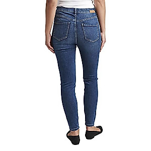 JAG Jeans Women's Valentina High Rise Skinny Pull-on Jeans-Legacy, Tribeca Blue, 12