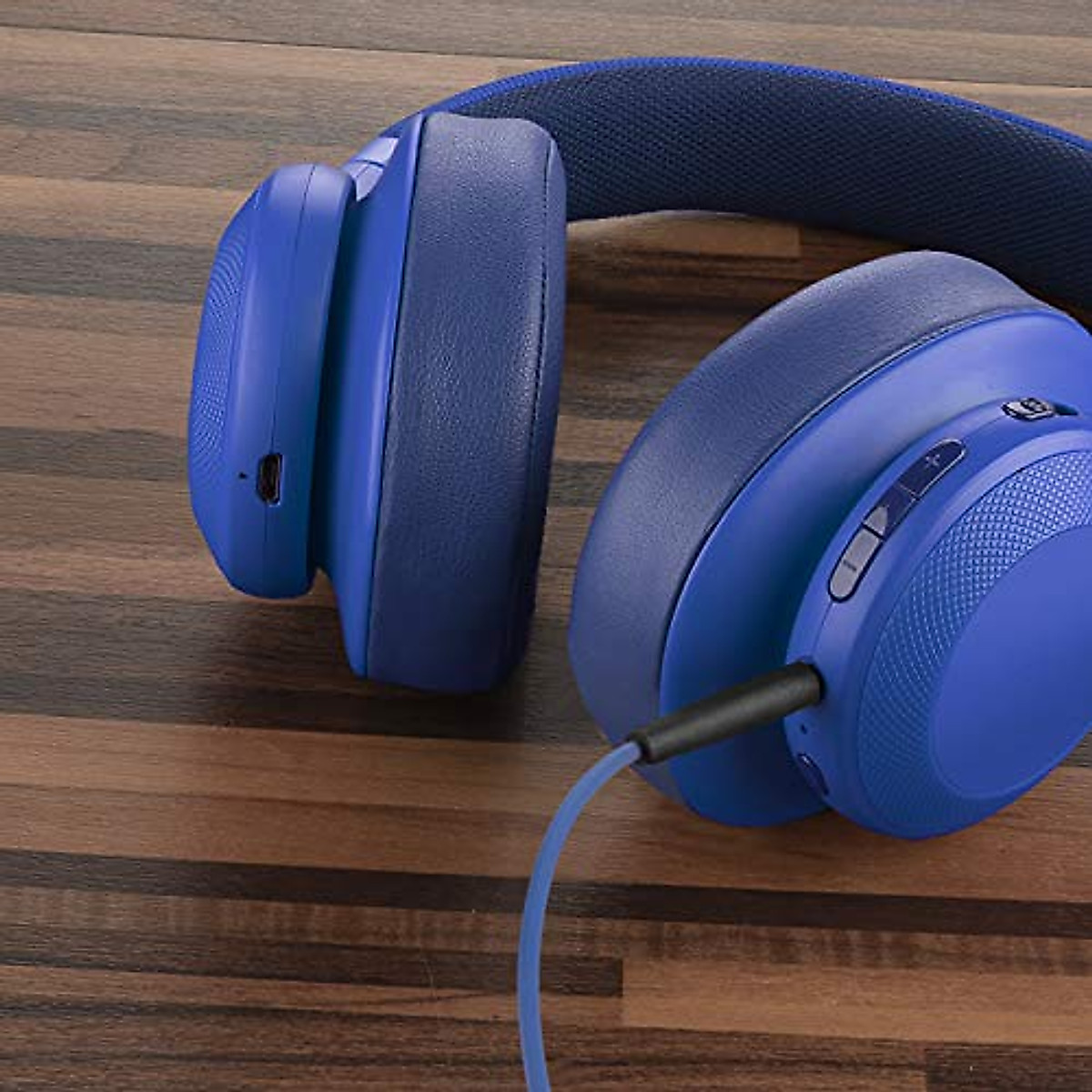 GEEKRIA Audio Cable with Mic Compatible with JBL Live 660NC 650BTNC 500BT 460NC 400BT Cable, 2.5mm Aux Replacement Stereo Cord with Inline Microphone and Volume Control (4 ft/1.2 m)