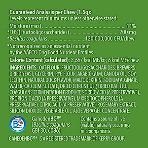 Amazon Brand - Wag Probiotic Supplement Chews for Dogs, Natural Duck Flavor, 160 count