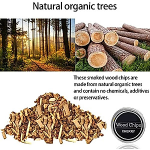 QUKLOGEN 8 Pack Smoke Infuser Wood Chips,Drink Smoker Infuser Kit Wood Chips Included Cherry,Apple,Pecan,Peartree,Oak,Beech,Hickory,Mixed Wood