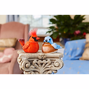 Joy For All Ageless Innovation Companion Pet for Seniors - Walker Squawker - Lifelike Animatronic Bird - Interactive Chirping - Walker Accessories - Therapy Toys for Alzheimers & Dementia - Bluebird