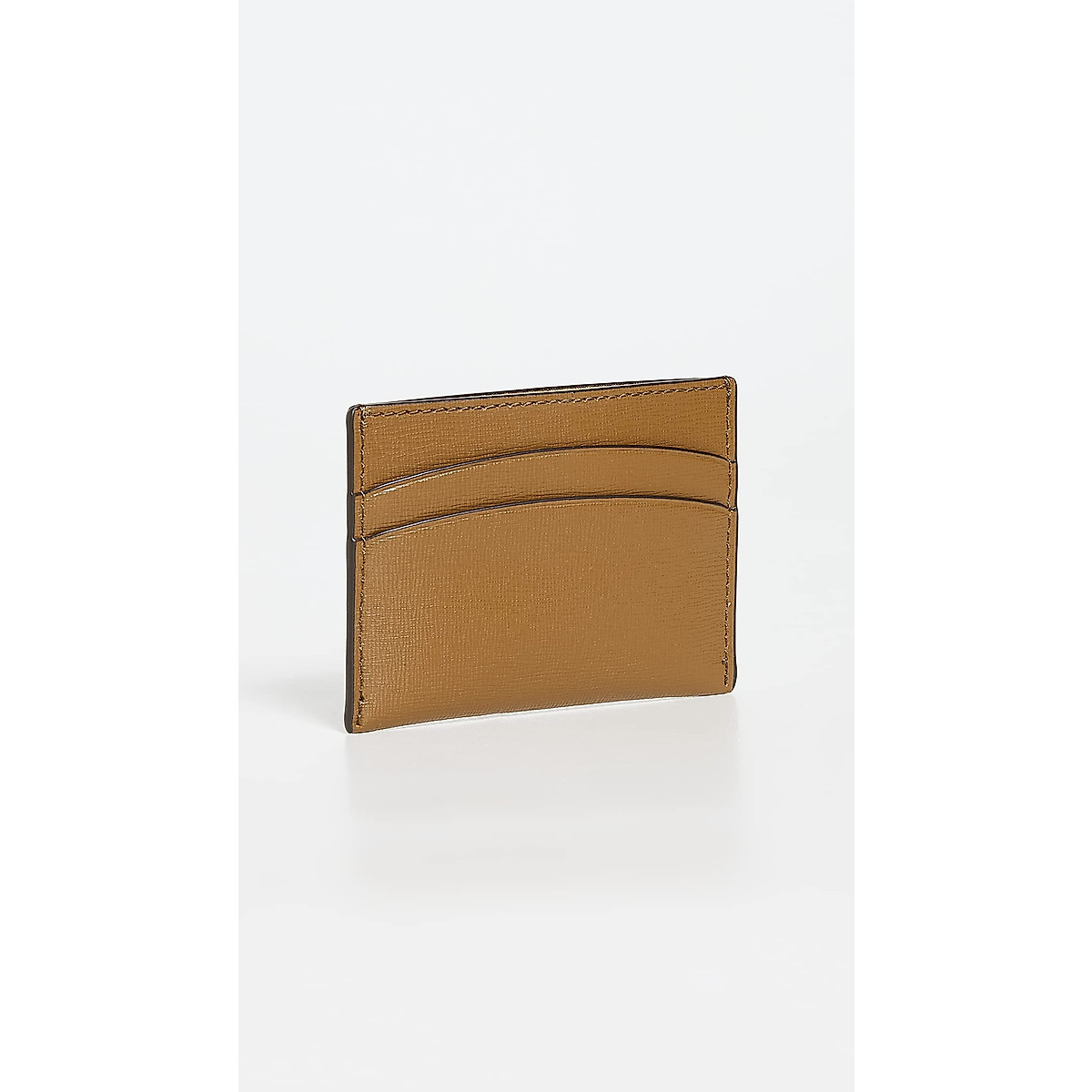 Tory Burch Women's Robinson Card Case, Gray Heron, Grey, One Size