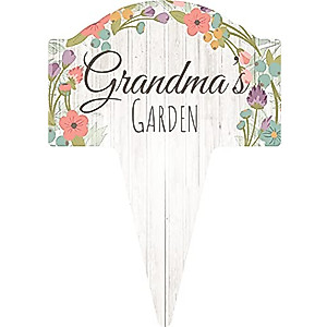 MRC Wood Products Personalized Mother's Day Floral Print Aluminum Garden or Yard Sign 10x14