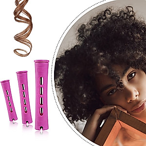 50pcs Cold Wave Rods Set - Medium Size Curlers for Natural, Long & Short Hair, DIY Perming & Curly Hair Tools