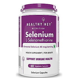 Nutrition Selenium Capsules 40mcg - Superior Absorption - 60 Vegetarian Capsules