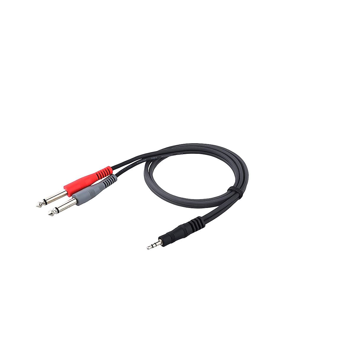 Mackie CR3-X 3-Inch Creative Reference Multimedia Monitors Bundle with Dual 1/4" Stereo to 3.5mm Cable