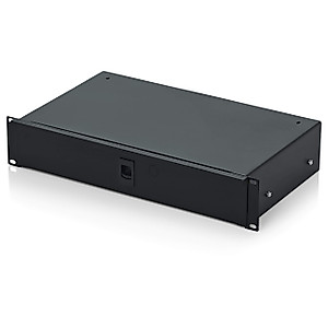 Gator Rackworks Shallow 2U Rack Mount Drawer with Lock; 10" Deep (GRW-DRWSH2),Black