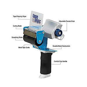 Ship Now Supply Tape Logic Comfort Grip Carton Sealing Tape Dispenser, 3"