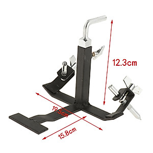 Tachiuwa Cowbell Clamp, Bracket Attach Percussion Pedal for Drum Musical Instrument Accessory