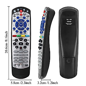 Remote Control for Dish Network 20.1 IR Remote Control, New Replacement IR Remote Control for Dish Network 20.1 IR Satellite Receiver TV1 DVD AUX