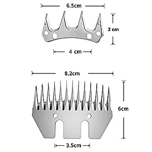Sheep Shears Replacement Blades Straight 13 Tooth for fit Oster,Heiniger,Lister,Sheep Clippers for Close Trimming of Sheep,Goats, Llamas, and Alpacas.