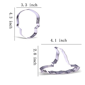 Large Halloween Cookie Cutter Set - 7 Piece - Stainless Steel